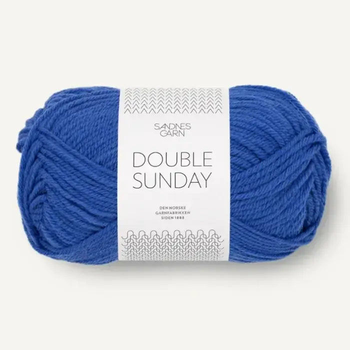 5845 Dazzling Blue | NEW! Double Sunday — STATEMENT JUNKIE YARN CO.