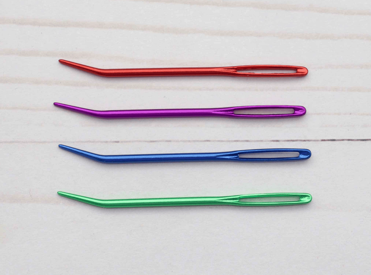 Darning Needle Bent Tip | Package of 4 — STATEMENT JUNKIE YARN CO.