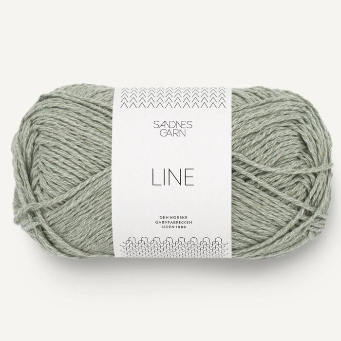 8521 Dusty Light Green | Sandnes Garn Line – STATEMENT JUNKIE YARN CO.