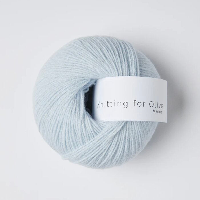 Ice Blue | Knitting For Olive Merino – STATEMENT JUNKIE YARN CO.