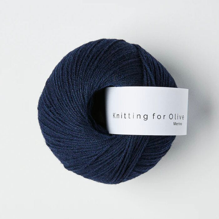 Navy Blue | Knitting For Olive Merino — STATEMENT JUNKIE YARN CO.