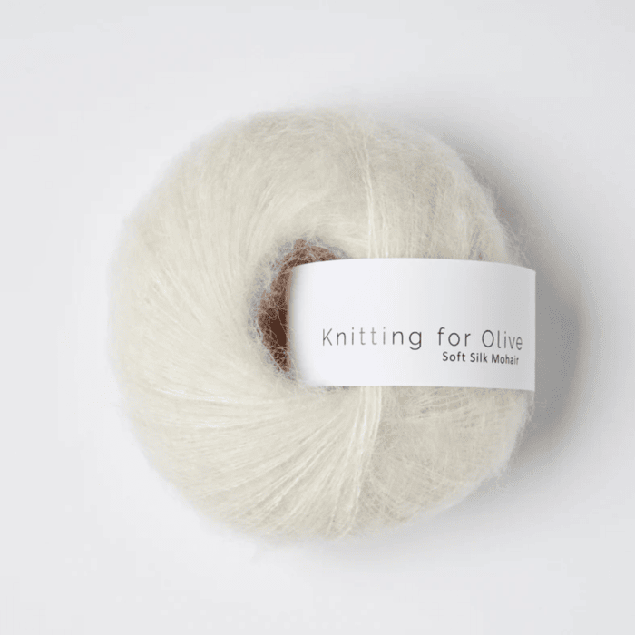 Cream | Knitting for Olive Soft Silk Mohair — STATEMENT JUNKIE YARN CO.