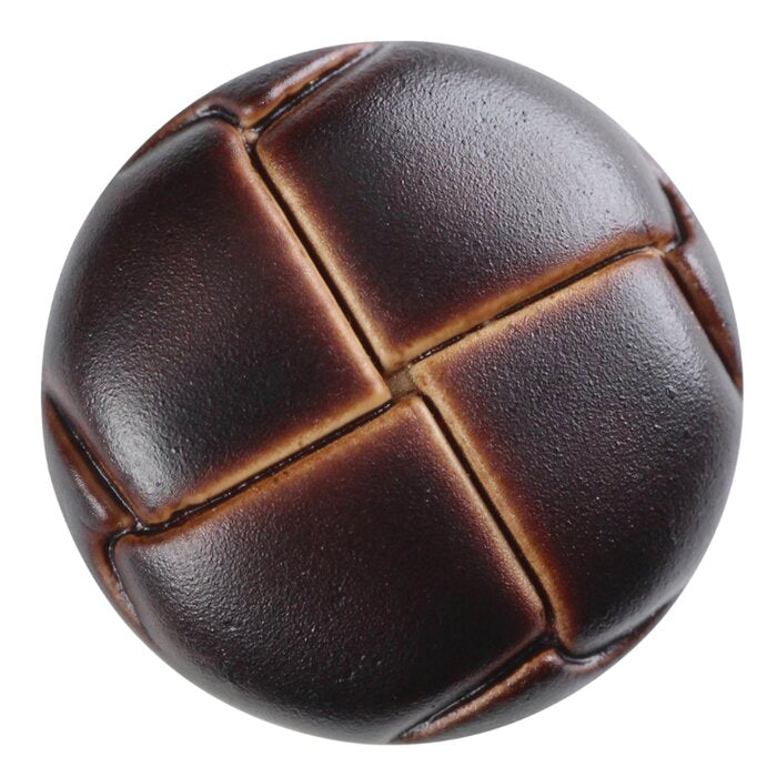 Dark Brown Shank Buttons 20mm — STATEMENT JUNKIE YARN CO.