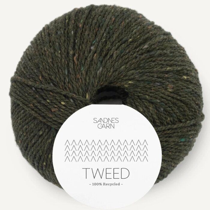 9585 Olive Tweed | Tweed — STATEMENT JUNKIE YARN CO.